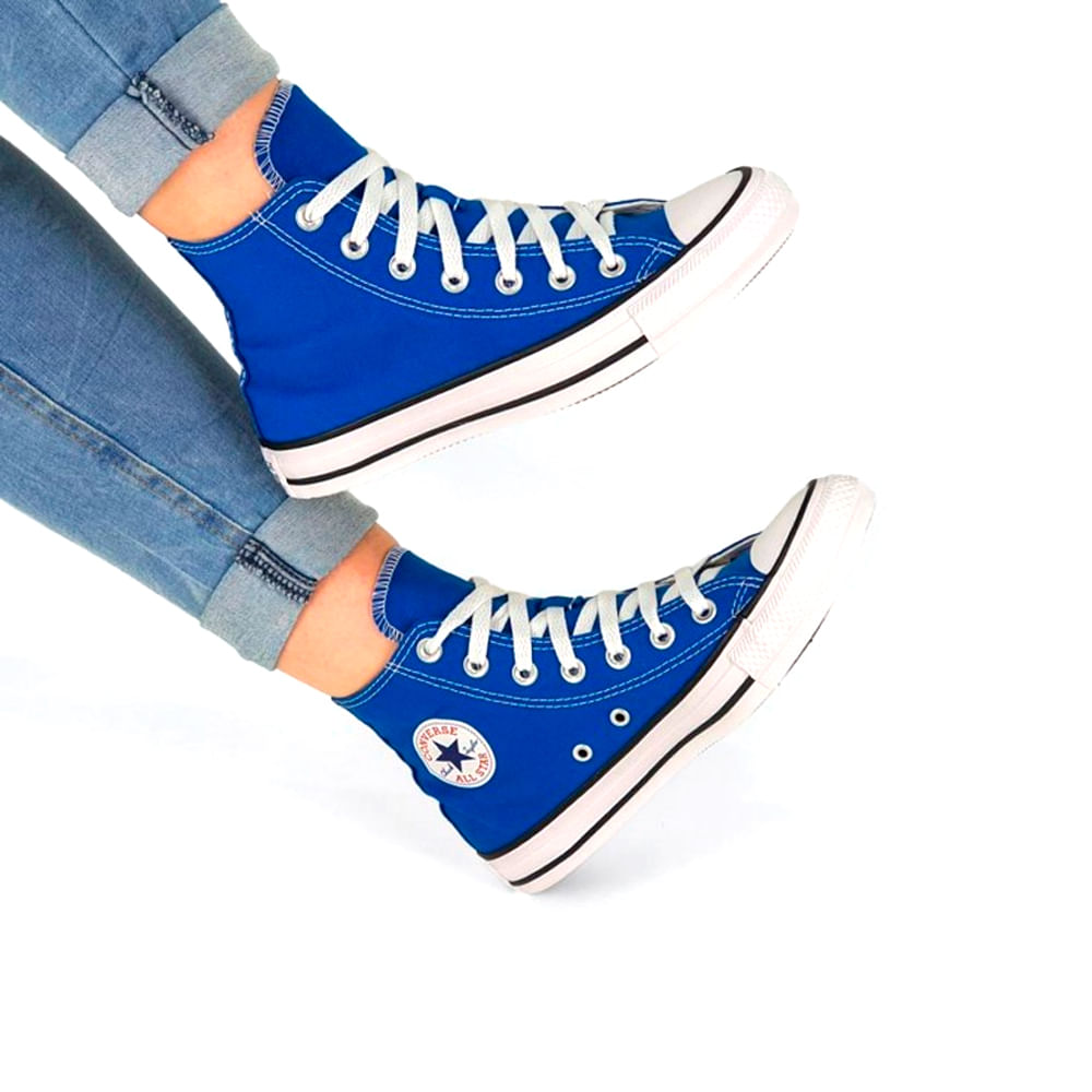 Tênis Converse Chuck Taylor All Star Seasonal Colors Azul - Ostore Sneakers